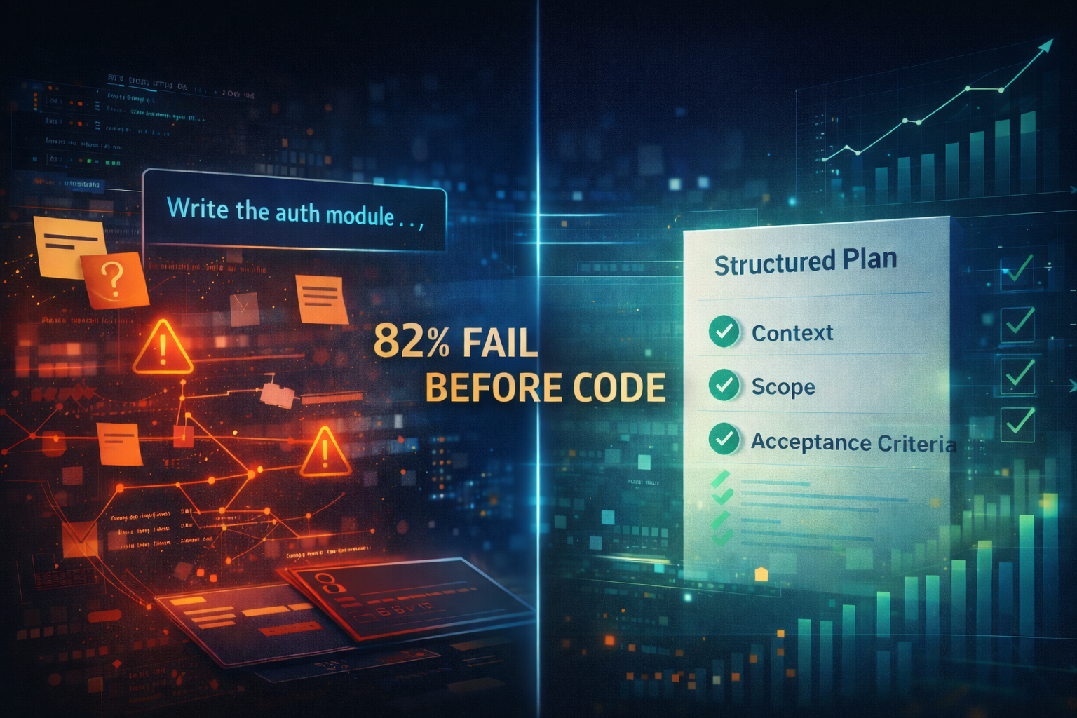 AI Coding Agent Failure Rate: 82% Start Before the First Line of Code